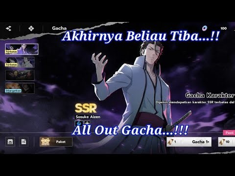 Gacha 50 Ticket For Sosuke Aizen Bleach Soul Resonance