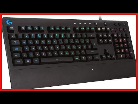 Logitech G213 Prodigy Gaming Keyboard, LIGHTSYNC RGB Backlit Keys, Spill Resistant