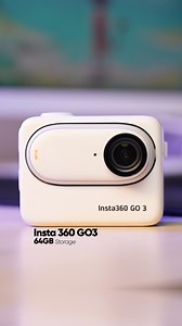 The Insta360 Go 3 is a teeny-tiny action camera that will fit just about anywhere. It can shoot up to 2.7k 30 fps and comes with the new incredible Action Pod for better camera control. . . . . [Insta360 Go 3, Smallest Action Camera, Portable Wearable, Gadgetbyte] | Gadgetbyte