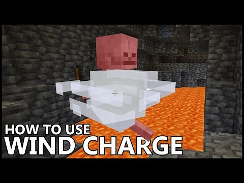 How To Use WIND CHARGE In MINECRAFT 1.21