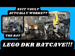 Lego Batcave MOC Dark Knight Rises - Batman