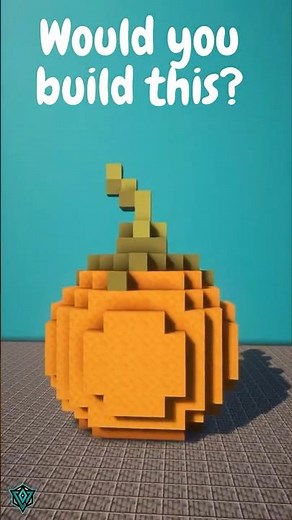How to build a Pumpkin 🎃- Minecraft
