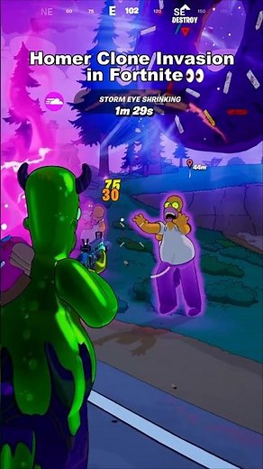 How many Simpsons references will Fortnite drop this season #fortnite #simpsons #games #ps5