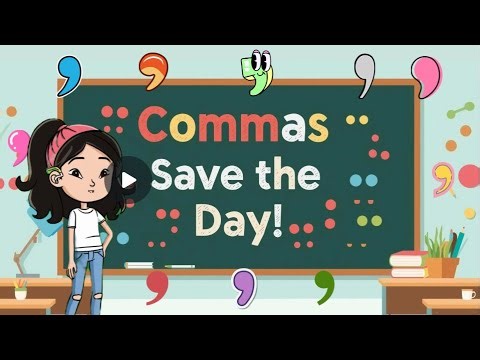 Commas in sentences-- Kids Writing