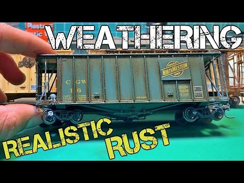 Realistic Rust - EASY Weathering Tutorial for Model Freight Cars