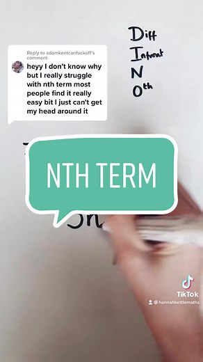 Solving nth Term Sequences - Reply to Adam Kent