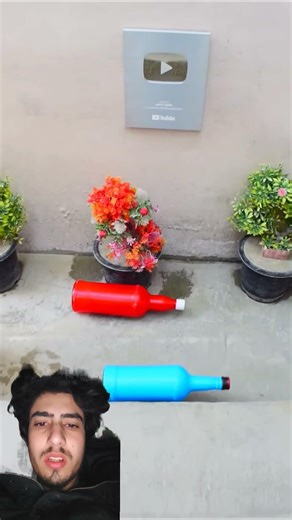 Red VS Blue Breaking glass bottle#shorts #asmr #satisfyingACrushing Crunchy & Soft Things #satisfyin