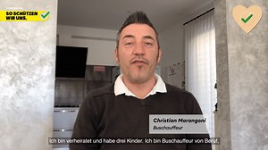 Mir fehlten die geselligen Momente mit Freunden und Verwandten. Deshalb möchte ich mich impfen lassen, damit ich möglichst schnell zur Normalität zurückkehren kann. Christian Marangoni | BAG OFSP UFSP