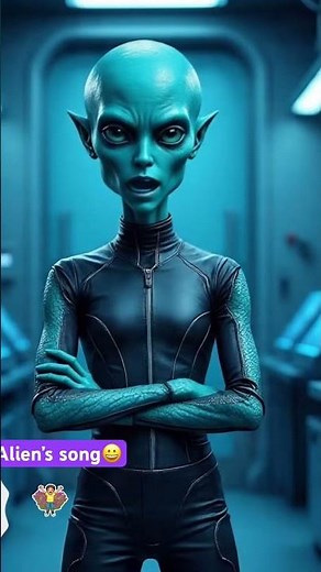 Alien singing a song👽👽😄