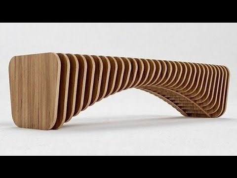 parametric furniture design (bench) in autocad