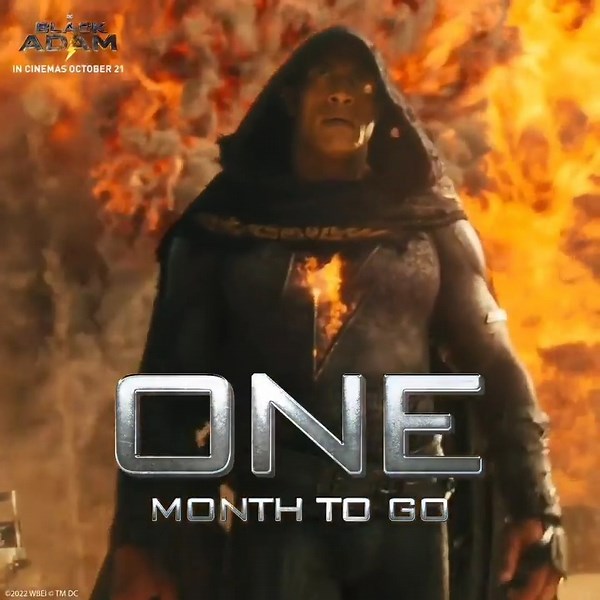 The hierarchy of power in the #DCUniverse is about to change in just ONE MONTH! 'Black Adam' is releasing at #INOX on 21st Oct in English, Hindi, Tamil & Telugu. Dwayne The Rock Johnson Warner Bros. Pictures #WarnerBrosIndia #BlackAdam #OneMonthToGo #TheRock #DwayneJohnson #LiveTheMovie | PVR INOX Ltd
