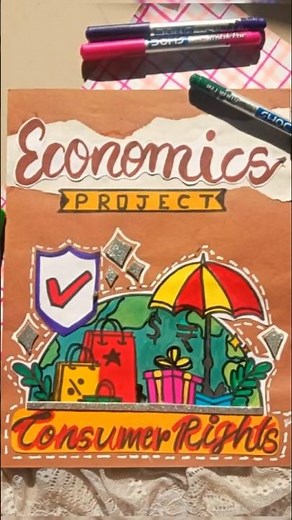 Cover Page Ideas : Consumer Rights or Awareness Project ✌ #project #economics #class10 #consumer