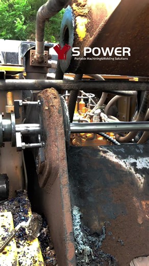 Line boring machine-S POWER #lineboring #machine #factory #repair #excavator