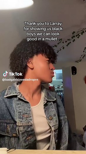 @LARRAY 🤪☝🏽#blackboymullet #mulletszn #mullethaircut #curlyhairmullet