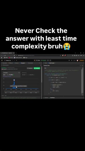Adiicodes | coder on Instagram: "Leetcode #CodingLife #CodeDaily #JavaScript #Python #ReactJS #FrontendDeveloper #WebDesign #DeveloperCommunity #html #css #WomenWhoCode #CodingGoals #DigitalCreatives #javascript #dsa #leetcode #webdevelopment #google #meta #facebook #meme #humor [coding, programmer, developer, tech, frontend, web development, learning code, software, html, css, js, leetcode ,dsa]"