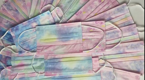 50PCS Kids Face_Mask Children 3Ply Earloop Breathable Kids Boys Girls Outdoor School Back to School Supplies Starry sky gifts