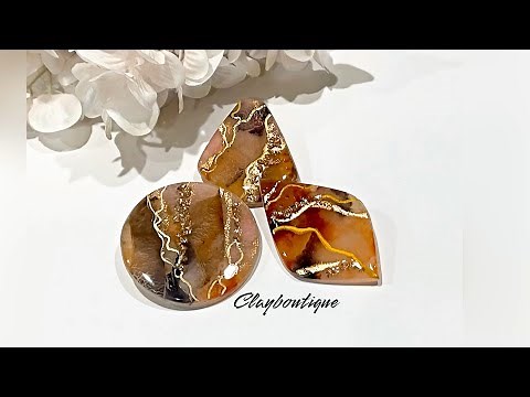 Polymer Clay ‘’Inky Geodes”