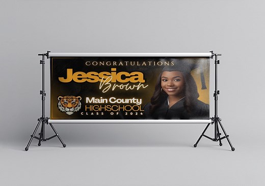 8 Graduation Banner Design Canva Template Bundle, Class of 2025 Banner Design Template 6ftx3ft - Etsy