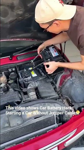 Emergency Jump Start: Using Wrenches to Bridge a Battery