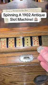 Spinning A 1902 Antique Slot Machine! 🎰