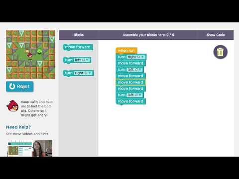 Angry Birds Hour of Code Activity