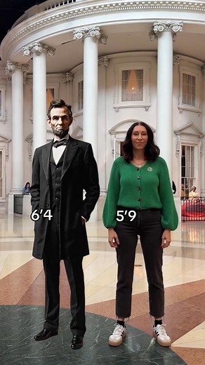 How tall was Abraham Lincoln #tall #usa filmed at the Abraham Lincoln Presidential Library and Museum in Springfield, IL. | Tallfamilycreators