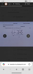 Using nodal analysis, find I_x in the following circuit: The ci... | Filo