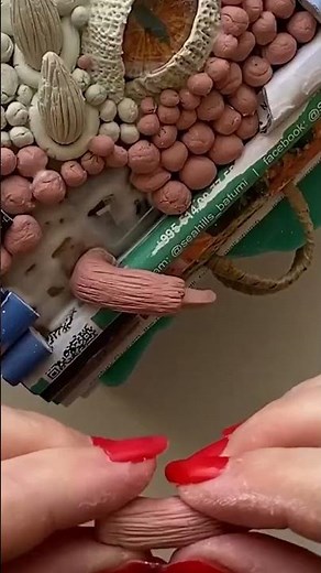 DIY Beautiful box made from recycled magazines and cardboard