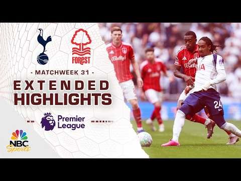 Tottenham Hotspur v. Nottingham Forest | PREMIER LEAGUE HIGHLIGHTS | 3/22/2026 | NBC Sports