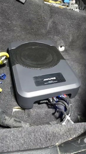 Alpine PWE S8 8" Subwoofer Under Seat