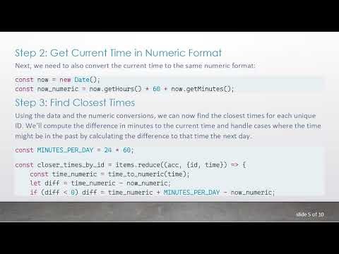 How to Calculate the Next Closer Time with Node.js and Express