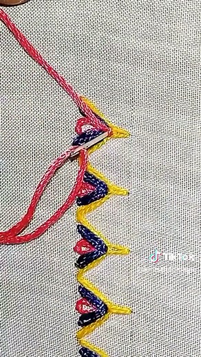https://www.youtube.com/@KnitStitchMagic #embroidery #tiktokdiy #embroideryart #foryou #embroiderytutorial #viral #embroiderydesign