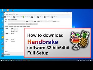 How to Download Handbrake Software 32/64 bit ? || video compressor software [2021] || Om Digital108
