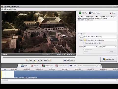 AVS Video Remaker - take parts of a video out - Video Tutorial