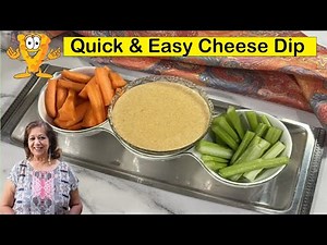 Cheese Dip | 5 Minute Recipe With 5 Ingredients | Quick & Easy Appetizer for Parties