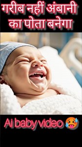 😂 Newborn Baby Interview 😂 | Viral AI Baby Dialogue | Ambani Wala Baby Trend 2025 🔥💯#viral #trending