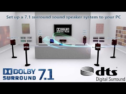 How to connect 7.1 Surround Sound Home Theater to your pc