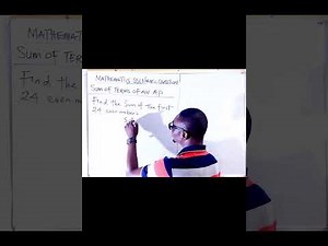 SUM OF ARITHMETIC PROGRESSION EXPLAINED/ JAMB&WAEC Made easy