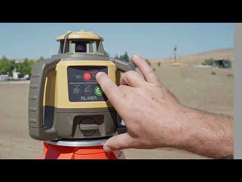 Topcon RL-H5A – How to Use Grade Match for Slope Setup