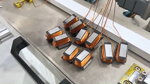 Automatic linear stator coil winding machine for BLDC stator manufacturing This automatic BLDC stator coil winding machine is used for three-pin straight winding process. The equipment can wind 3-slot stators at the same time with each movement, greatly improving production efficiency. 1、Automatic winding, automatic pole changing, automatic tapping, automatic hooking, pneumatic cutting of the first and last wires. 2、The equipment has single action/stepper/automatic mode which can be converted in