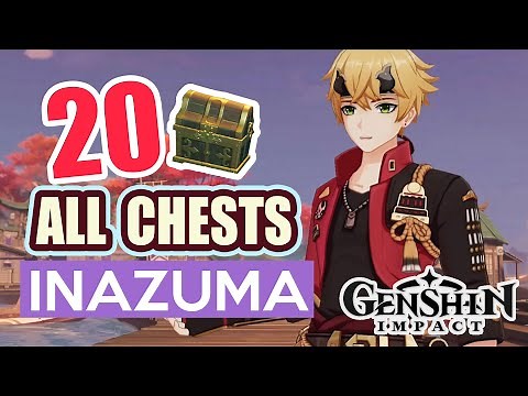 ALL CHESTS IN INAZUMA | Araumi | COMPLETE GUIDE #6 【 Genshin Impact 】