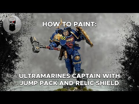 Contrast+ How to Paint: Ultramarines Captain with Jump Pack and Relic Shield