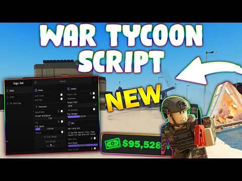 *NEW* War Tycoon Script (PASTEBIN 2025) (AIM BOT , AUTOFARM, INFINITE AMMO, GET CASH FAST, AIRDROP)