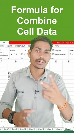 17K views · 442 reactions | Combine Data in Multiple Cells in ms excel | Formula For Combine Data | Textjoin in ms excel | Excel tips and tircks | Time saving shortcut in ms excel | Excel tips and tricks in ms excel | #msexcel #exceltips #exceltricks #excelshorts #shorts #viral #reels #excelhacks #excelshortcutkeys | #excelforula #interviewquestions | concatenate Function in ms excel | Deepak Yadav Sir | Facebook