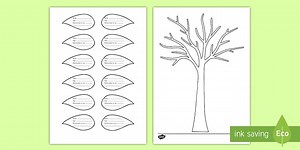 All About Me: Family Tree Cut and Paste Activity for K-2nd Grade