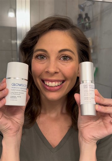 Love my @GLOWBIOTICS moisturizers! Message me for a link if you’re interested 🔗 I use this lotion twice a day, morning and night and it seriously feels amazing on my skin! Check out my YouTube too @beermomreviews Glowbiotics Gentle Probiotic Calming Lotion: Lightweight Moisturizer for Soothing Hydration, Reduces Redness & Irritation | With Hyaluronic Acid & Shea Butter #glowbiotics #skincare #skincareroutine #skincarereview #amazonfinds