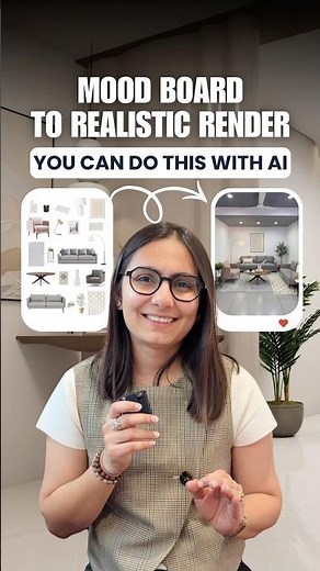 Turn Your Mood Board into a Realistic Room Render Using AI | Interior Design AI Tool