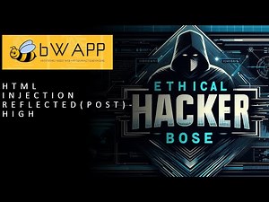 Bwapp HTML Injection Reflected POST - High Solution