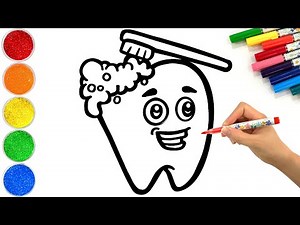 How to Draw a Clean Tooth | Easy Step by Step Drawing Tutorial