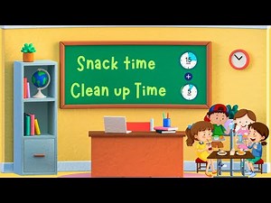 Snack Time Timer 15 Minutes, Clean up Timer 5 Minutes | Classroom Timers